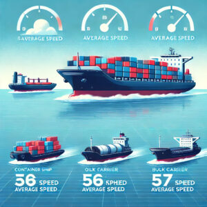 Impact of ship speed on maritime trade
